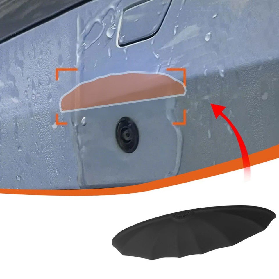 Car Reverse Camera Rain Shade Cover Accessories Rear Camera Guards Rain ...