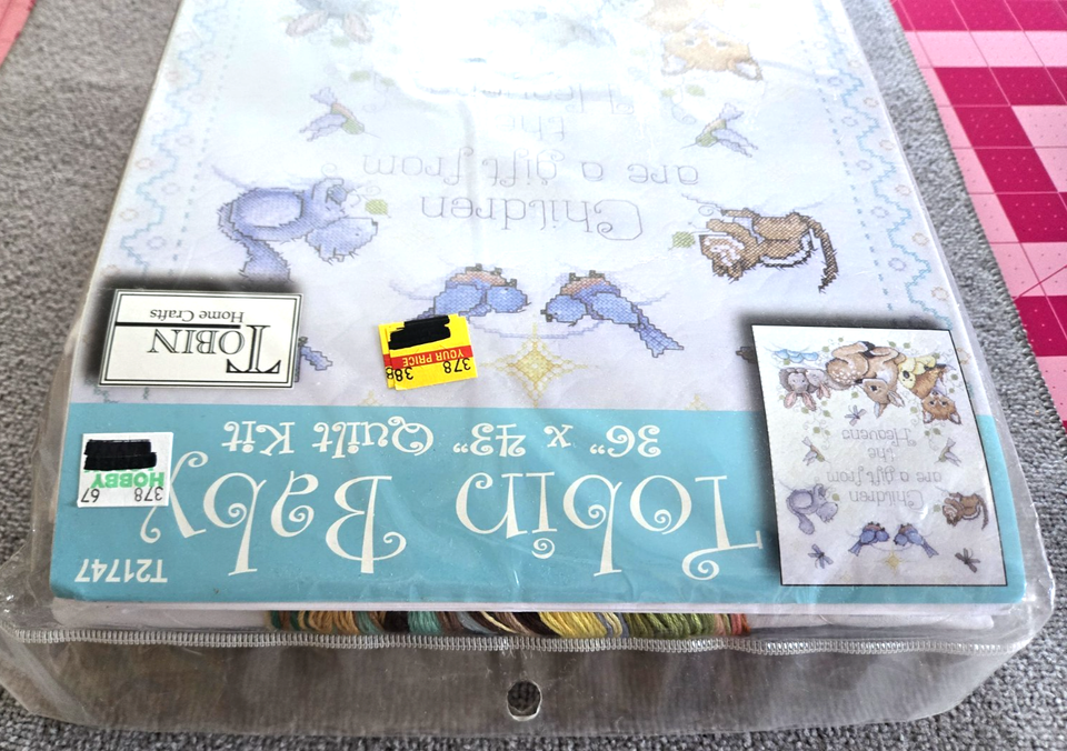 Tobin Baby Quilt Children Are A Gift From The Heavens Cross Stitch Kit ...