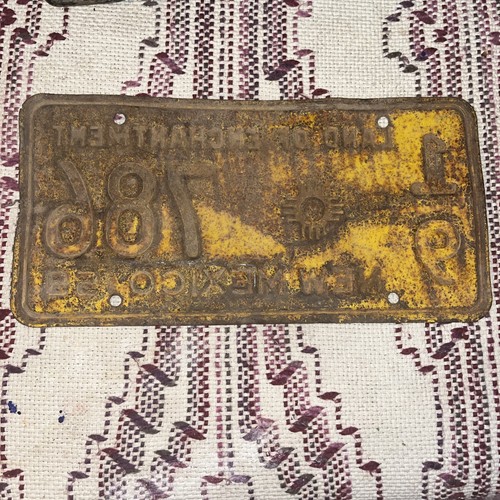 1959 New Mexico Truck License Plate 5541 Vintage License Plate | eBay