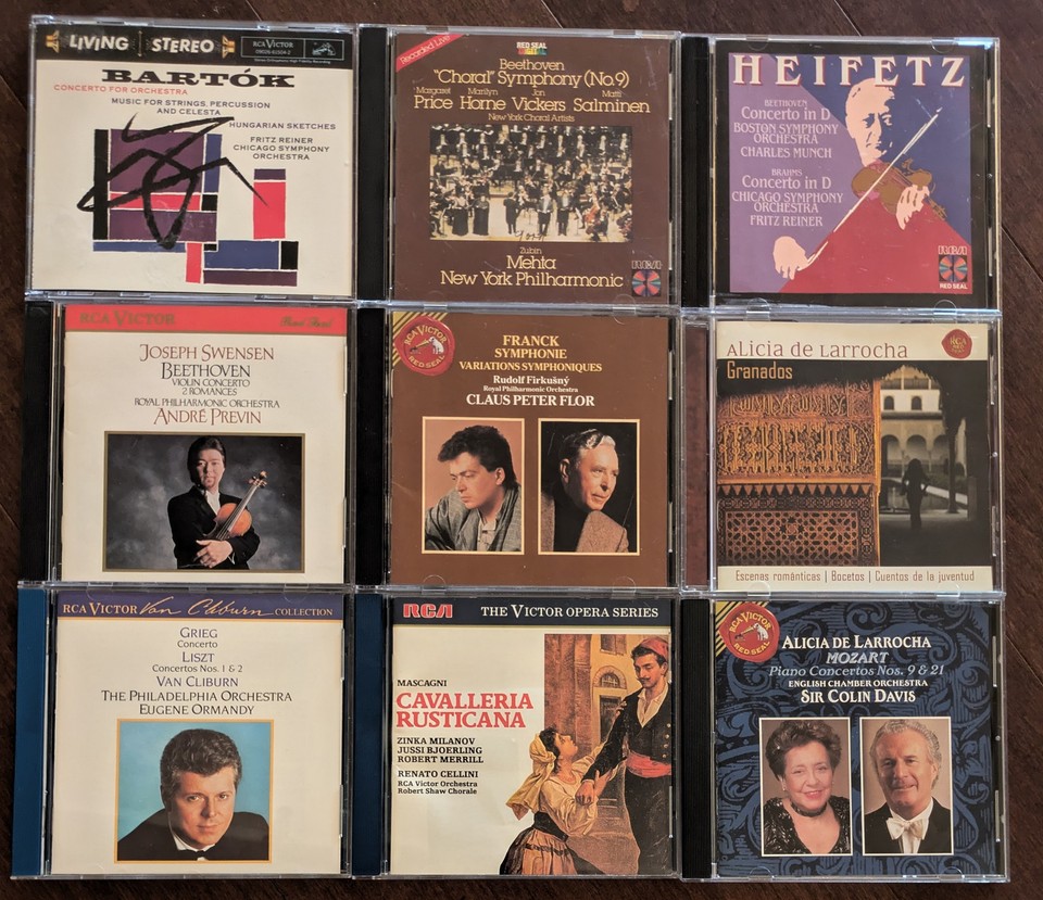 Classical music CDs - Legendary composers & performers -YOU PICK- $1.49 ...