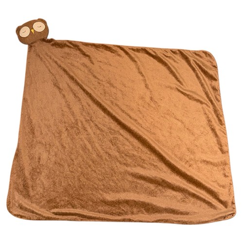 Angel Dear Brown Sleeping Owl Plush Lovey Security Blanket Large 27” x ...