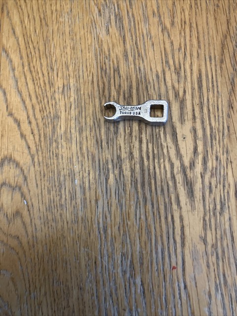 Snap on Tools Crowfoot Flare Nut Torque Adapter Wrench 1/4" Drive 12 PT ...