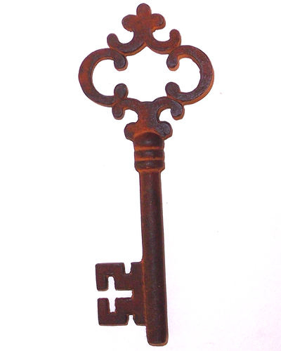 Antique Victorian Large Cast Iron Master key Skeleton Key | eBay