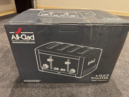 All-Clad TJ804D50 4 SLOT/SLICE Stainless Steel Toaster W/ DUAL HEAT ...