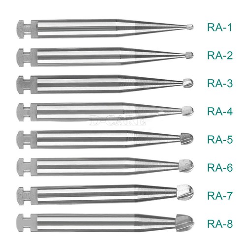 Dental lab Clinic Low Speed RA Round Carbide Burs for Slow Speed Latch ...
