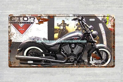 vintage old Victory motorcycles metal sign fancy wall hanging | eBay