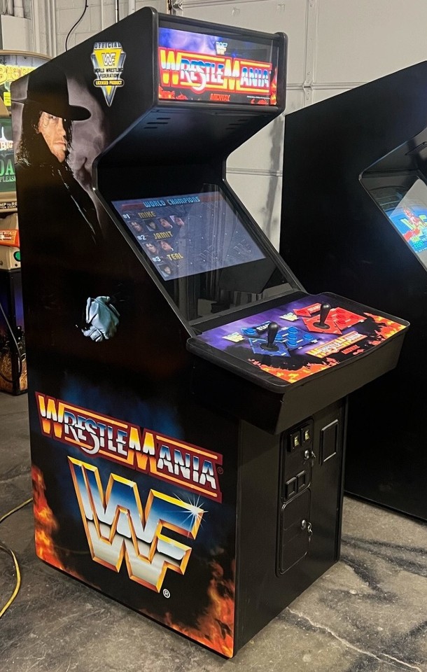 WRESTLEMANIA ARCADE MACHINE by MIDWAY 1995 (Excellent Condition) | eBay