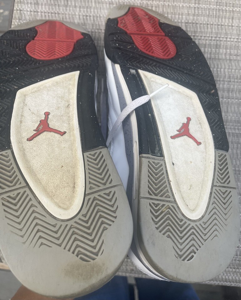 Size 12.5 - Jordan 4 Retro White Cement 2011 Oreo Authentic | eBay