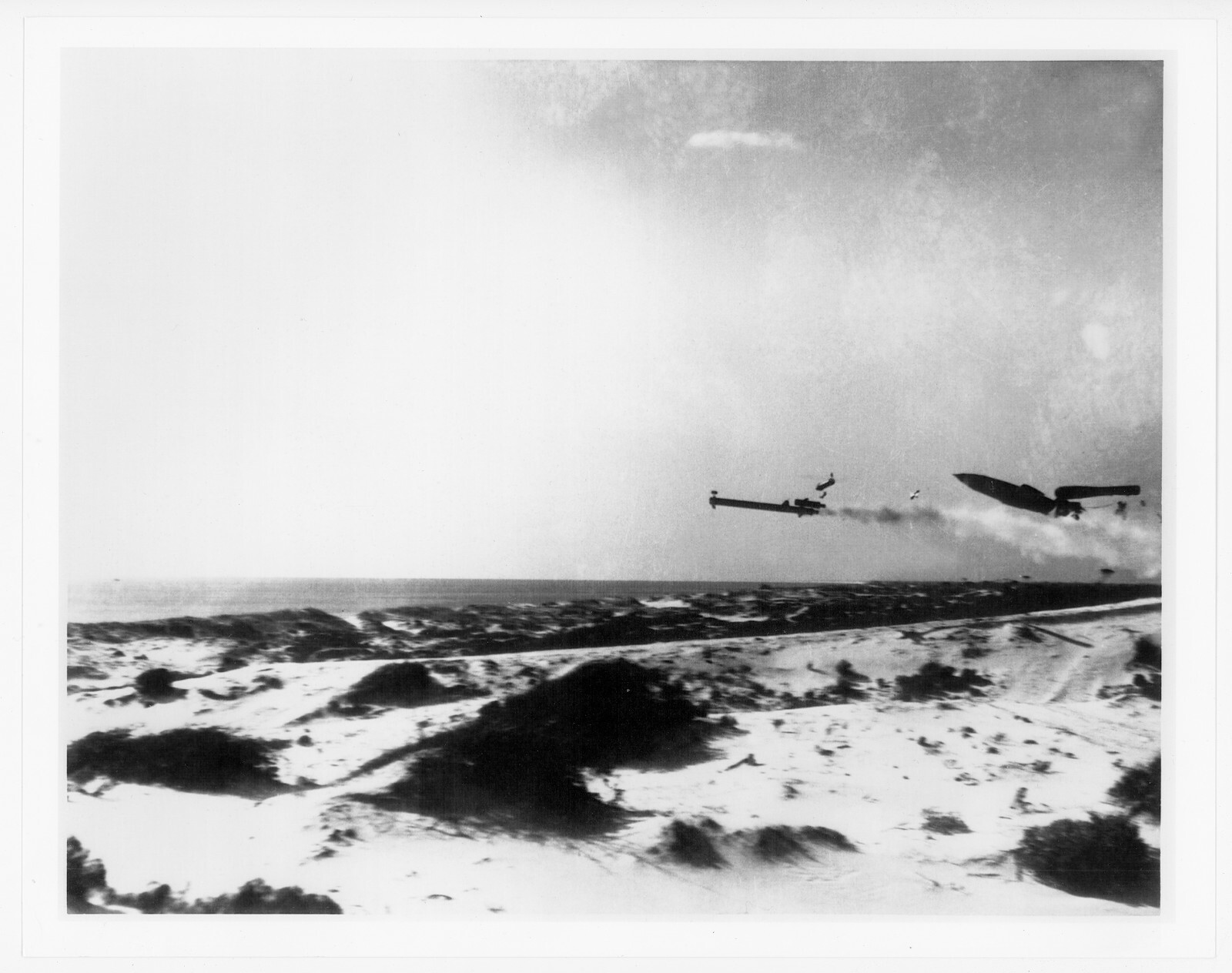 German Buzz Bomb Photograph Coming Apart In Air | eBay