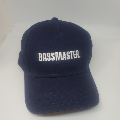 Bassmaster Blue Cotton Strapback Baseball Cap Hat | eBay