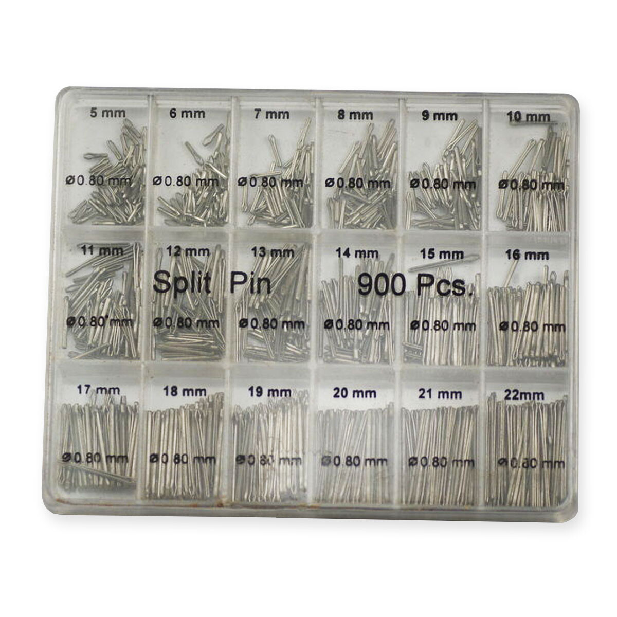 900x Split pin bar for watch straps 5mm - 22mm steel pins bars watch ...