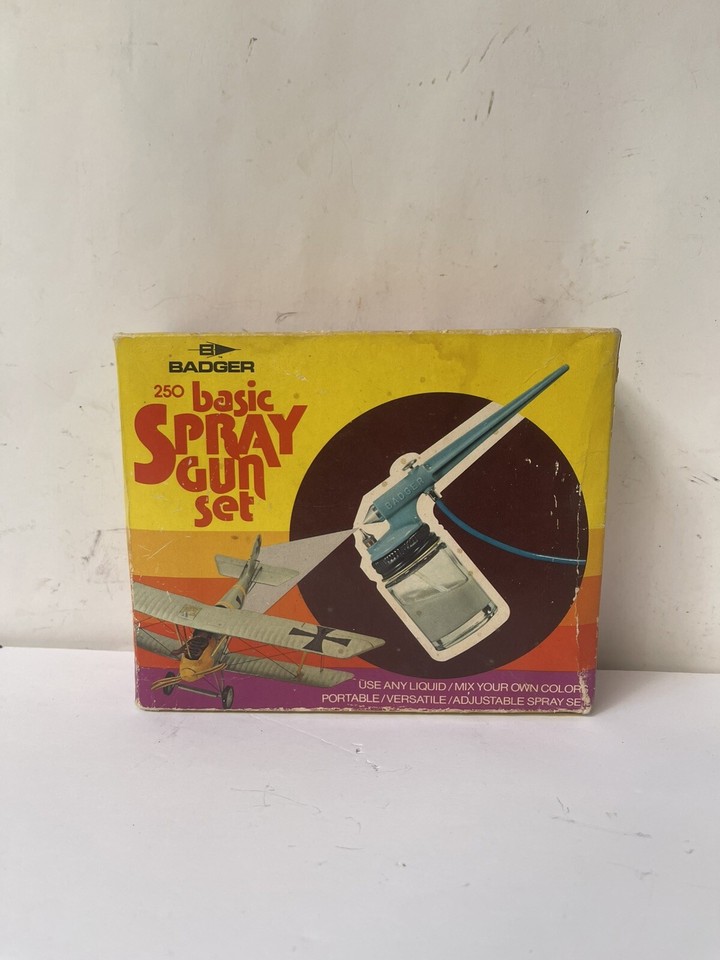 Badger 250 Basic Spray Gun Set for Model Cars and Planes in Box | eBay