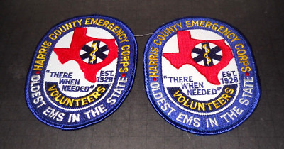 Harris County (Texas) Emergency Corps Volunteers Patch EMS Pair New ...