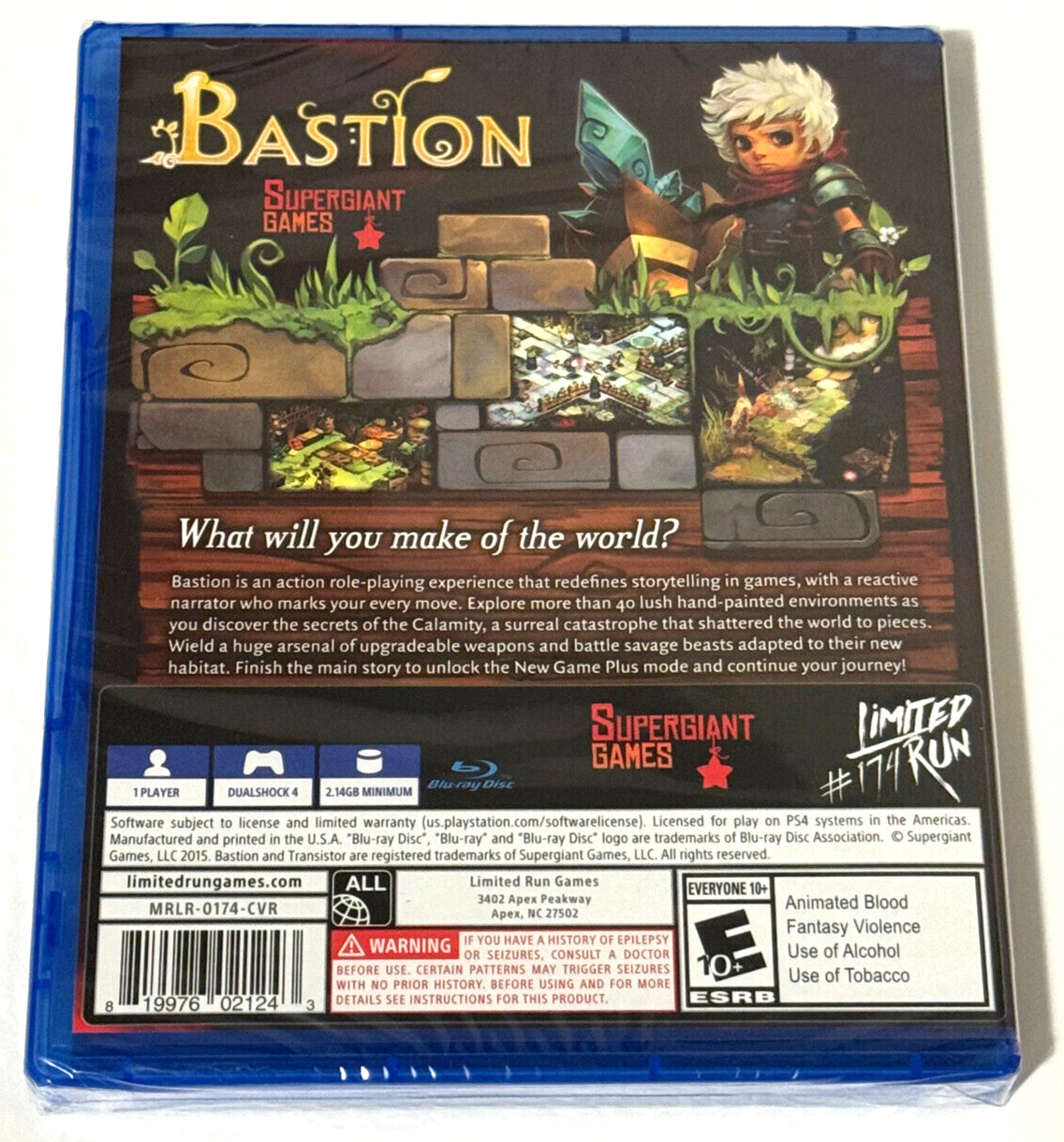 Bastion | PS4 Playstation 4 | Video Game | Limited Run Games | Brand New