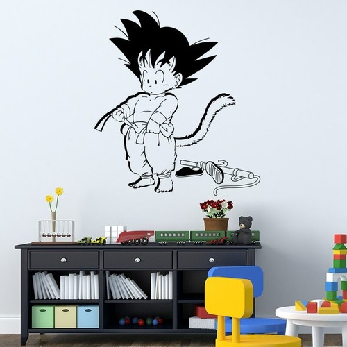 Art Design Dragon Ball Wall Sticker Vinyl Animated Kid Goku Movie ...