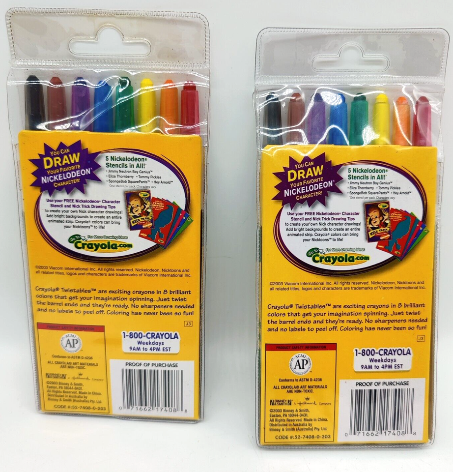 Crayola Twistables Crayons 2 pkgs 8 Ct 16 Total. NIP Teachers Kids Home ...