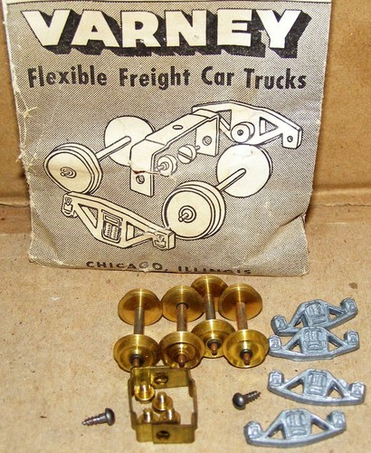 HO Scale METAL FREIGHT TRUCKS Brass Wheels VARNEY KIT ORIGINAL Package ...