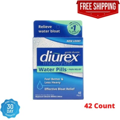 Diurex Diuretic Water Pills Pain Relief, Cramps & Fatigue Multi Purpose ...