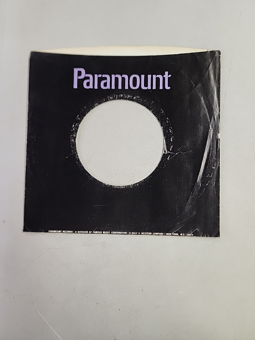 45 RPM 7" RECORD SLEEVES CO. SLEEVE 1 PACK SEE PHOTOS - Paramount ...
