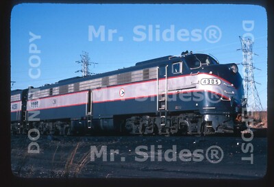Original Slide NJT New Jersey Transit E8A 4305 S. Amboy NJ 1978 | eBay