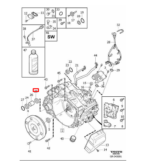 Genuine Volvo Drive Shaft Seal Ring 30713729 for sale online | eBay UK
