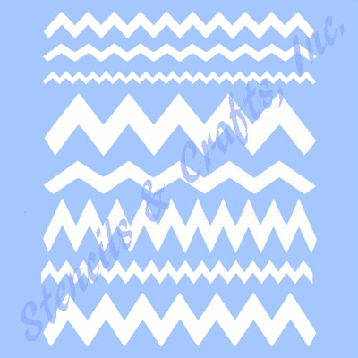 Printable Chevron Pattern Borders