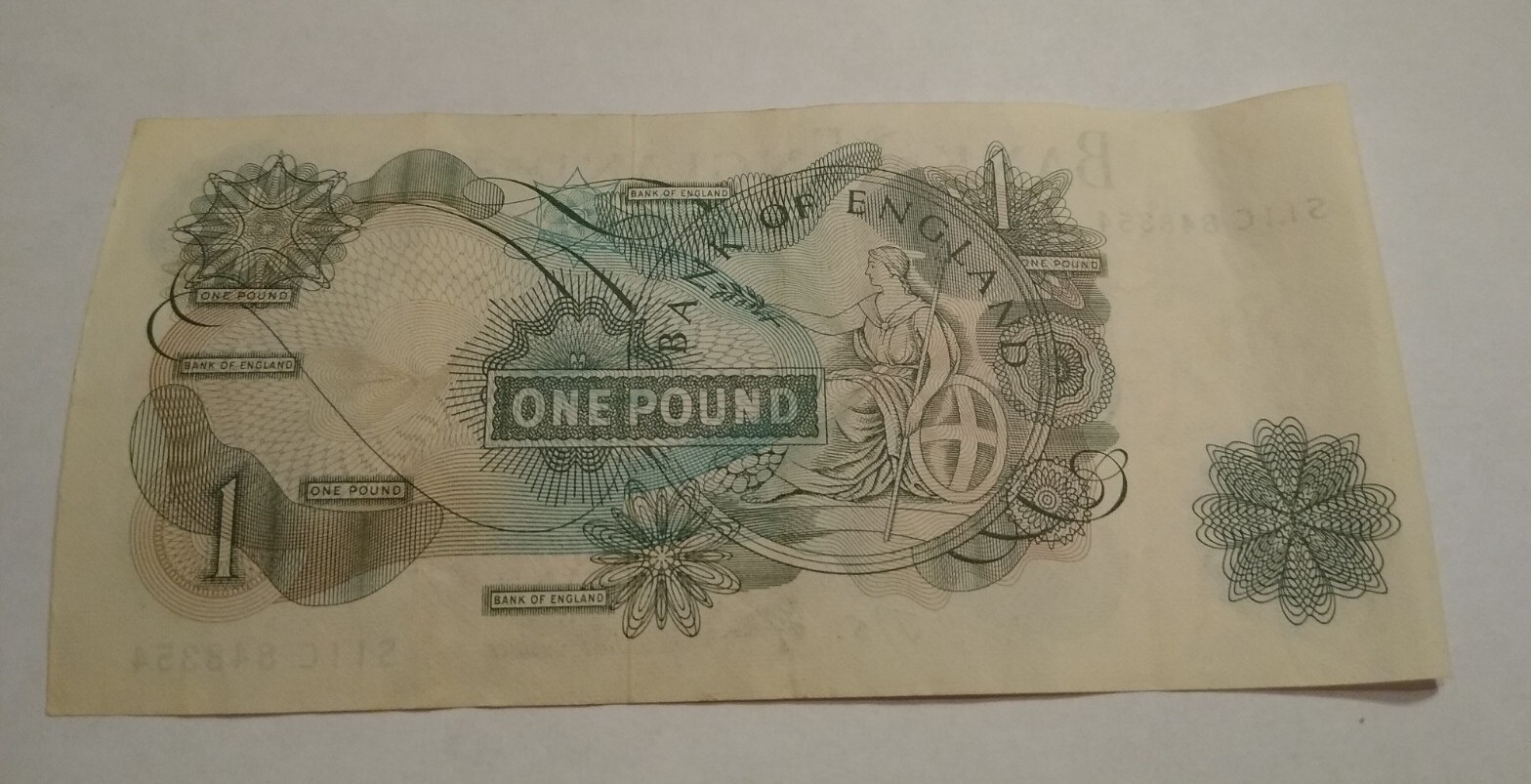 Bank of England One Pound Note - Queen Elizabeth II | eBay
