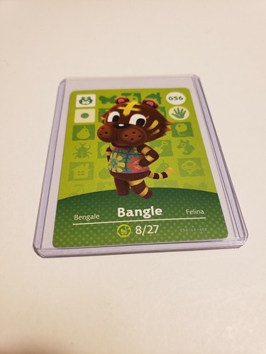 Bangle # 056 Animal Crossing Amiibo Card AUTHENTIC Series 1 NEW NEVER ...