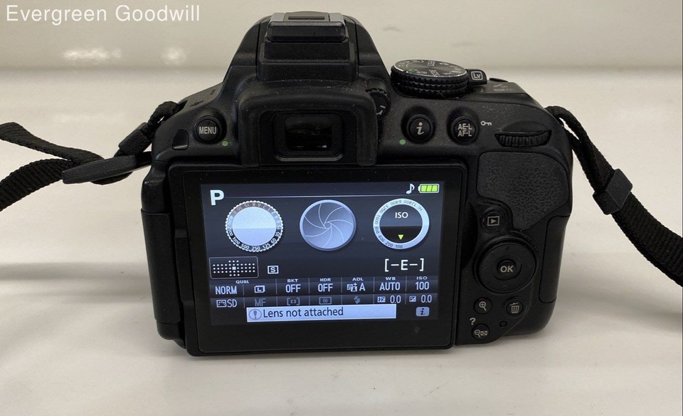 Nikon D5300 24.2MP DSLR Camera Body Powers On Untested P/R | eBay