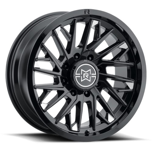 20x10 Method MR801 Raised Gloss Black Milled Wheel 8x6.5 (-18mm ...