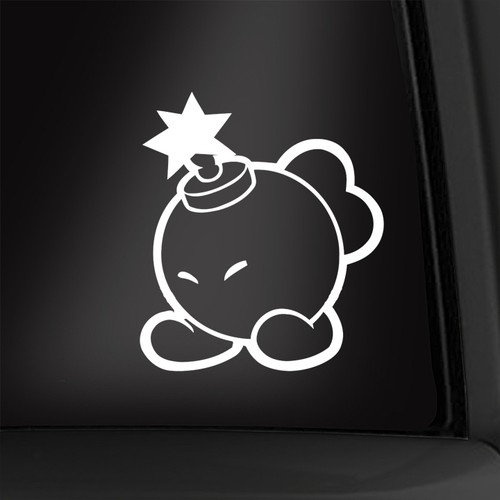 Bomb 4 Inch Vinyl Decal Bob-omb Sticker Super Mario Multiple Colors ...