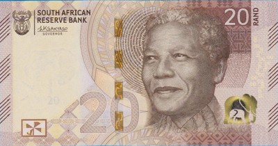 20 Rand Cir Banknote. single 20 Rand 2023 Circulated. South Africa 20 ...