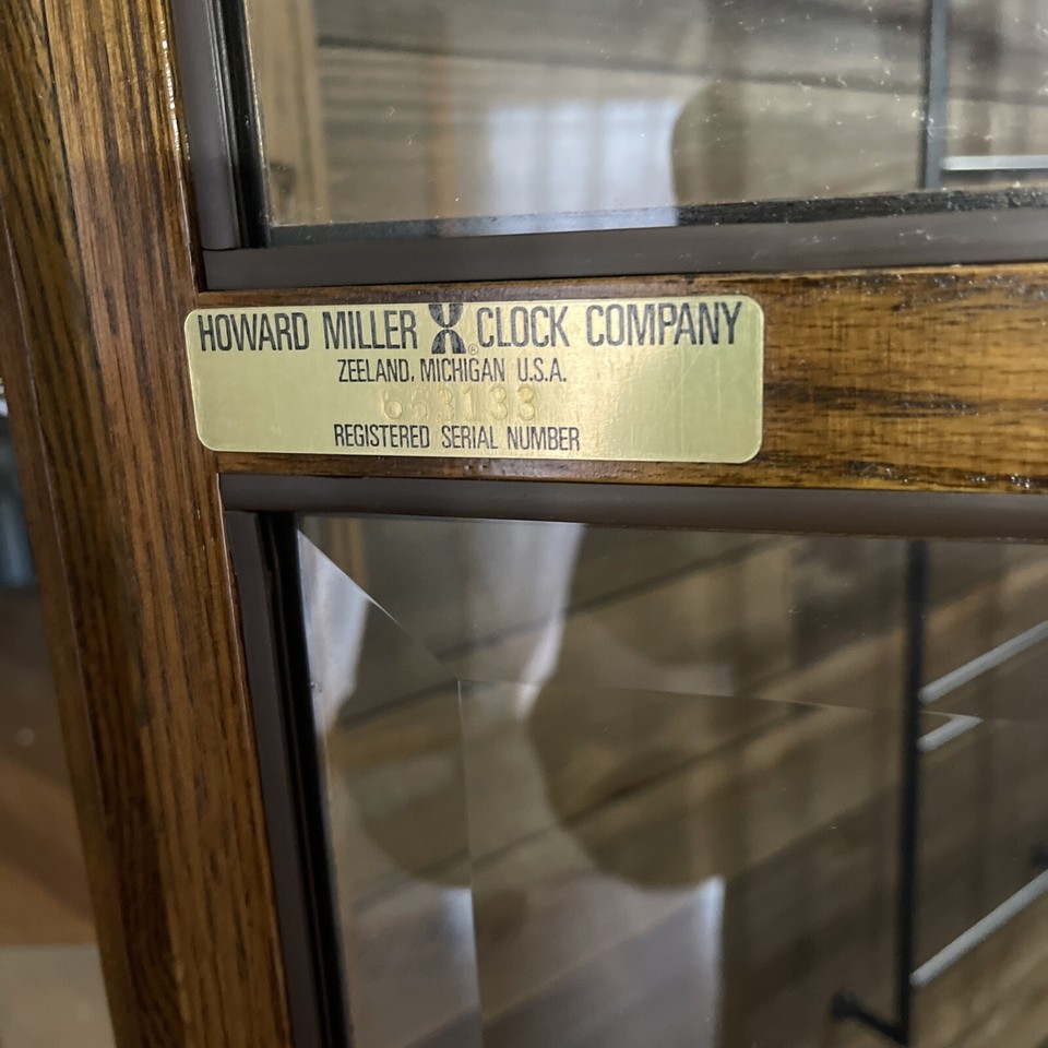 HOWARD MILLER CLOCK COMPANY GRANDFATHER CLOCK SERIAL NUMBER 663133 | eBay