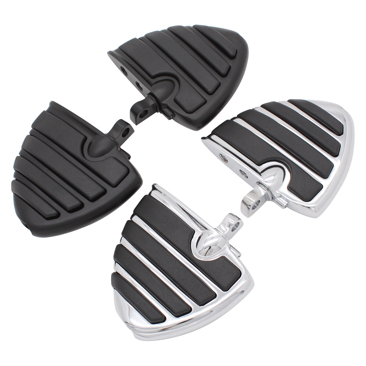 Foot Pegs Rests for Harley Heritage Softail Dyna Electra Street Glide ...