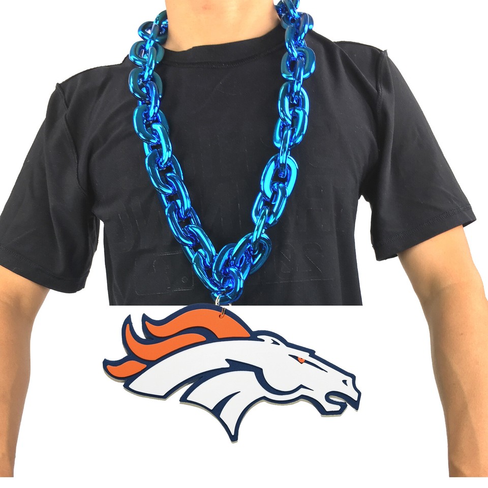 New NFL PICK YOUR TEAM Fan Chain Necklace Foam | eBay