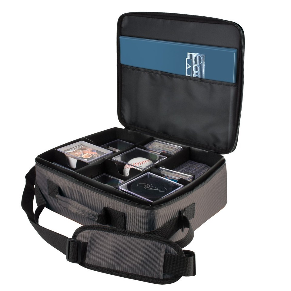 ULTRA PRO DELUXE CARRYING CASE Portable Toploader Storage Bag Sports ...
