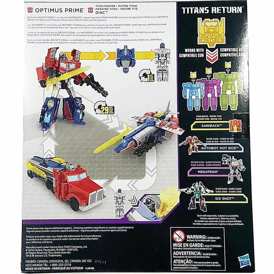 Hot Transformers Titans Return DIAC & OPTIMUS PRIME V class Action ...