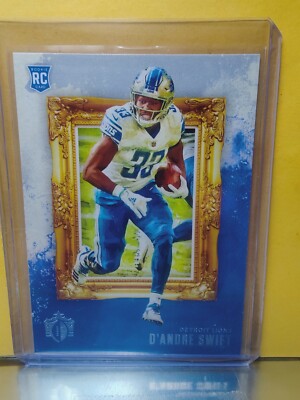 2020 Chronicles Gridiron Kings DEANDRE SWIFT Rookie Card RC Detroit ...