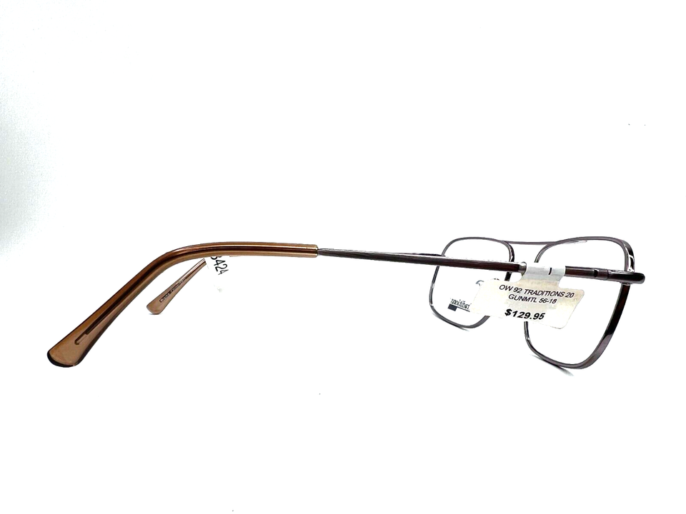 Traditions OW 92 COL 20 Gunmetal Aviator Full Rim Eyeglasses Frames 56 ...