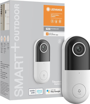 Brand New In-Box LEDVANCE WiFi Doorbell Camera, Wired, microSD Local ...