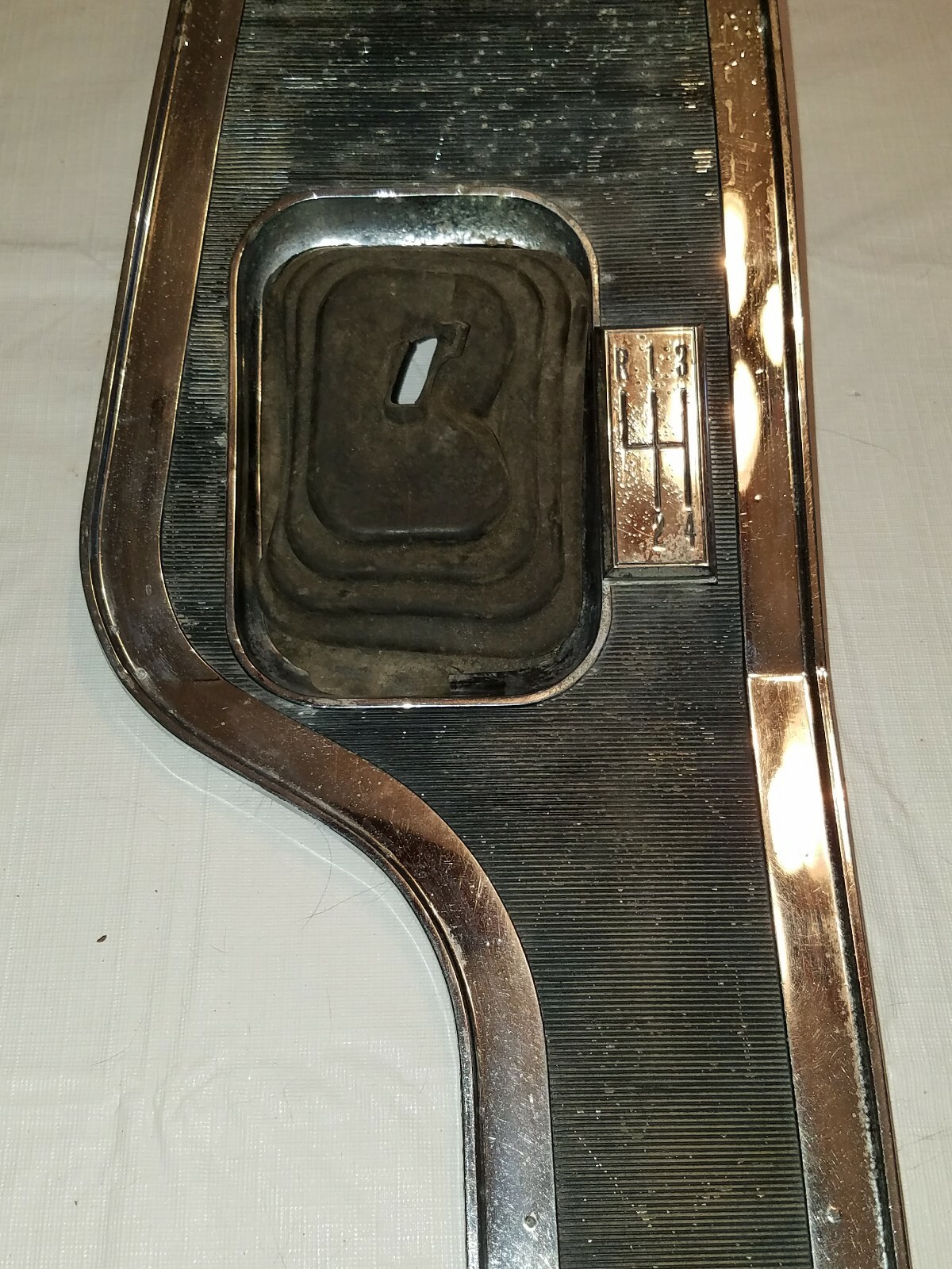 1965-1969 Oldsmobile 442 F85 Cutlass 4 Speed Console Plate Box 5 ...