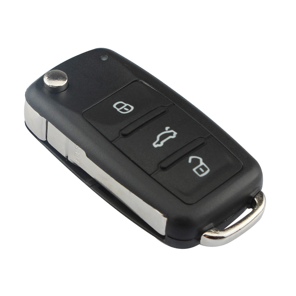 FOR VW / SKODA GOLF MK6 POLO CADDY BEETLE FABIA REMOTE KEY FOB CASE 3 ...
