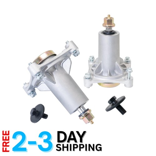 2-Pack Lawn Mower Spindles for 42”-54” Decks - High-Quality Replacement ...