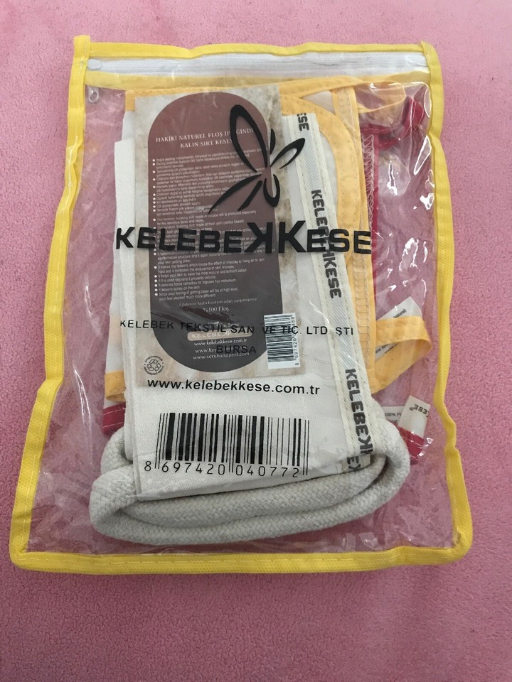 Set Turkish Bath Hamam Hammam Spa Exfoliator Peeling Gloves Kese Mitt ...