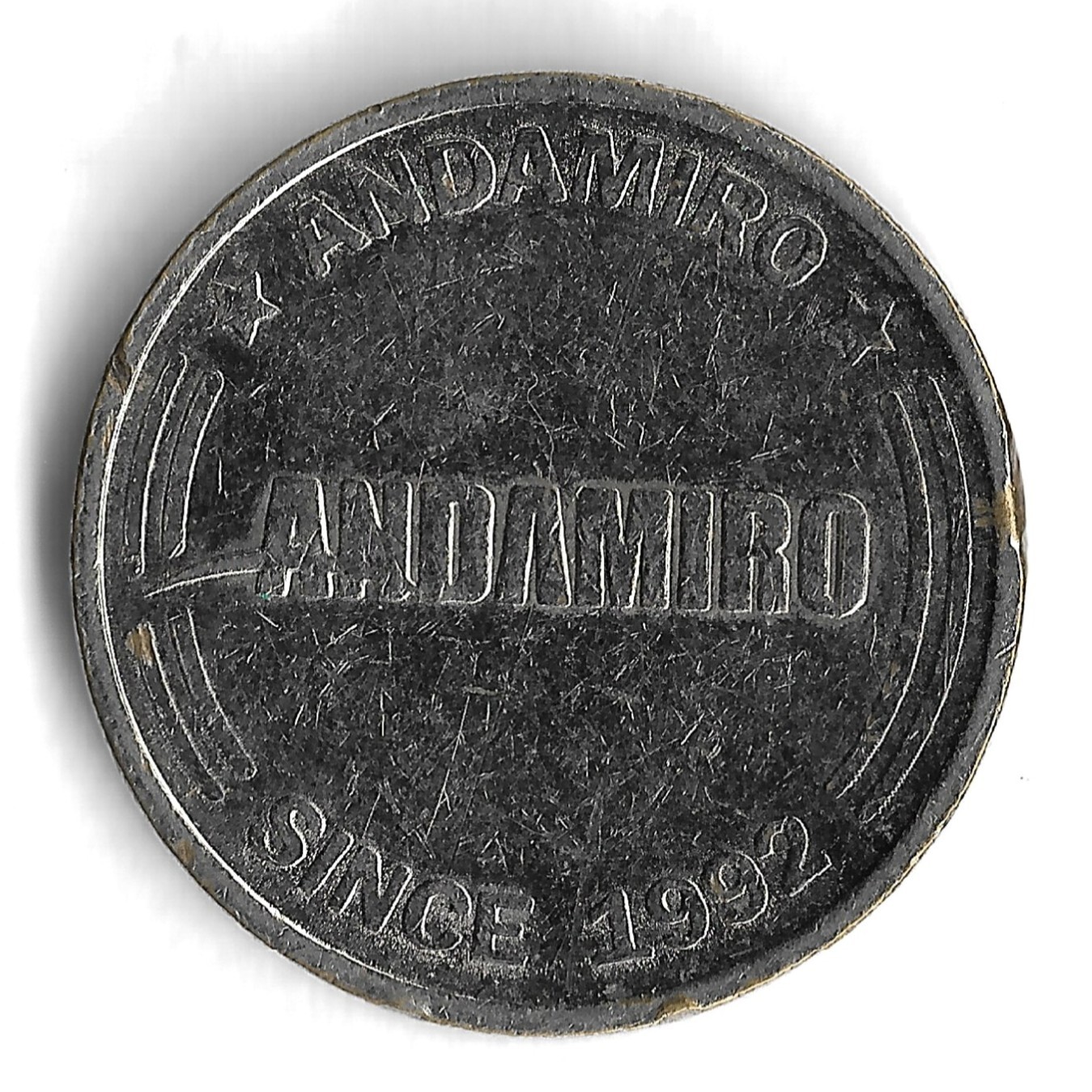 Andamiro Since 1992 South Korea Arcade Token | eBay