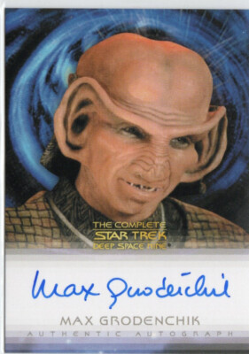 Quotable Star Trek Deep Space Nine DS9 Autograph Auto Max Grodenchik as ...