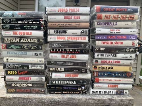 Large Lot Cassettes! Classic Rock Metal 41 Cassettes and cassette ...