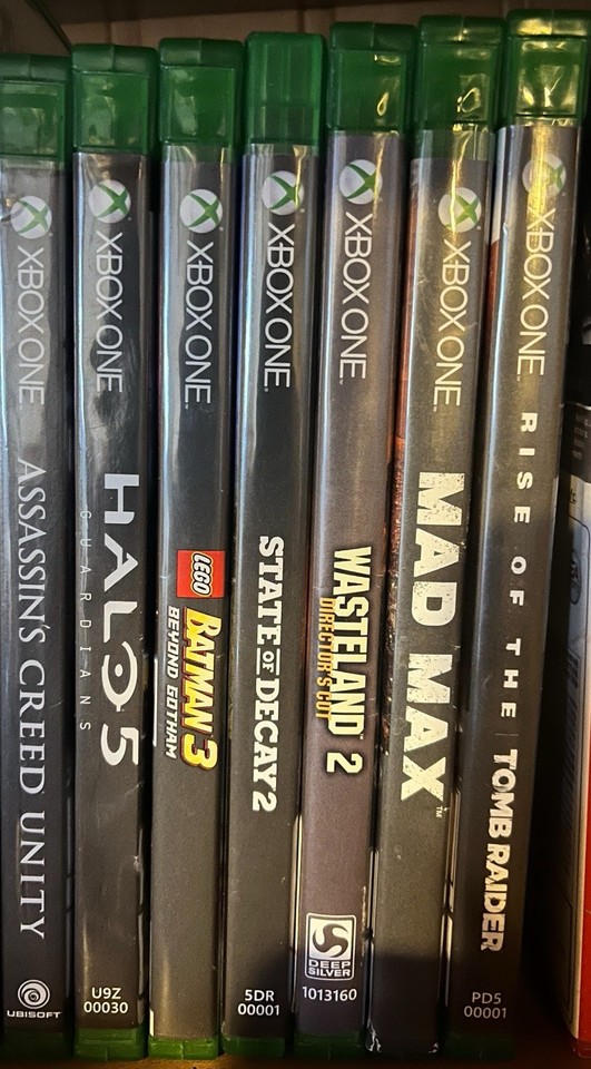 Xbox One Game Collection – 7 Titles with Cases and Manuals in Good ...