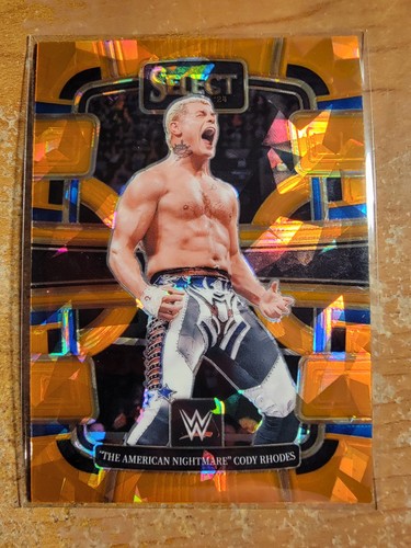 2024 Panini Select WWE - Concourse Cody Rhodes #24 Orange Ice Prizm for ...