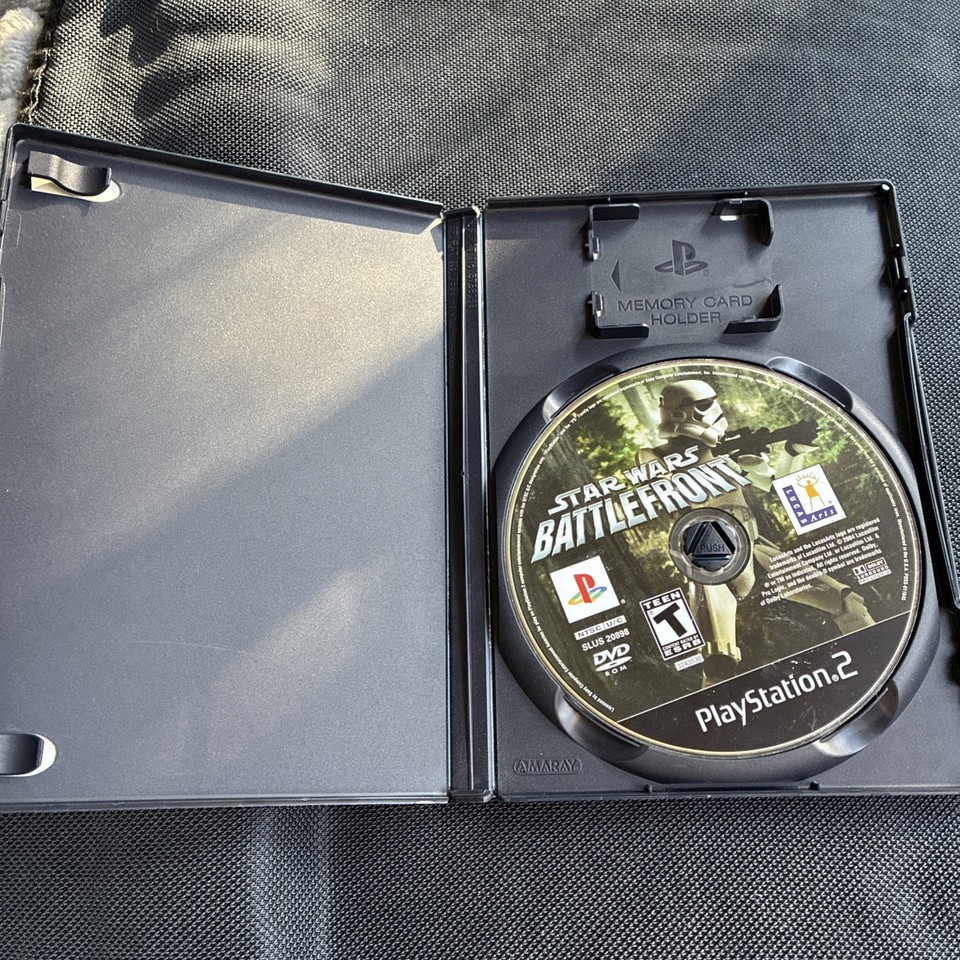 Star Wars: Battlefront (Black Label) PlayStation 2, PS2 Game + case. | eBay